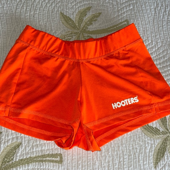 Hooters | Shorts | Hooters Womens Orange Shorts | Poshmark